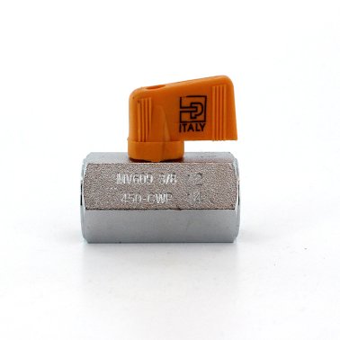 MV609-6 Parker Mini Ball Valve 3/8 NPT Female Chrome Plated Brass ...